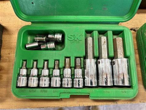 Sk Sae Hex Bit Socket Set Nutt Auction