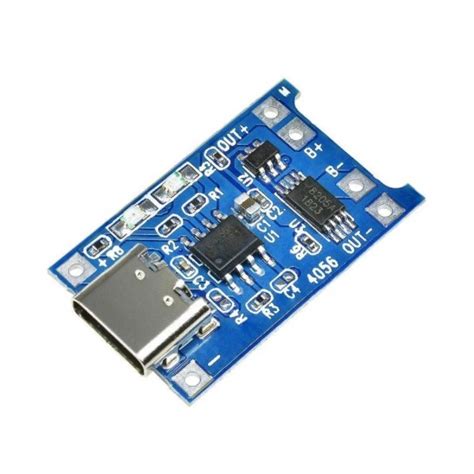 Jual Modul Charger Tp4056 Usb Type C Battery Lithium Ion 3 7v Charger Protection Module