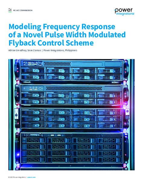 Modeling Frequency Response Of A Novel Pulse Width Modulated Flyback Control Scheme Power