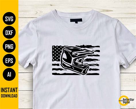 Us Biker Skull Svg American Racer Svg Usa Flag Racing Etsy
