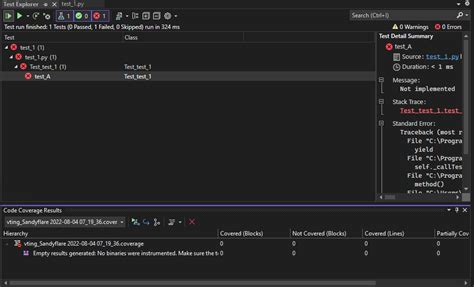 Skip Tests After Clicking “analyze Code Coverage” · Issue 6936