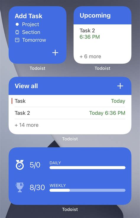 I Love The New Official Ios 14 Widgets Rtodoist