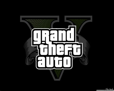 Grand Theft Auto 5 Logo Wallpaper