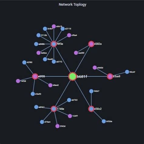 Network Topology Plugin Visualising A Test Network Of 30 Nodes In Real