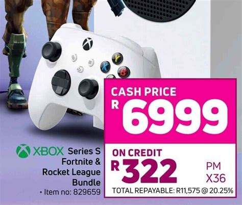 Xbox Sereis S Fortnite And Rocket League Bundle Offer At Game