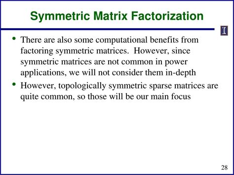Ppt Ece 530 Analysis Techniques For Large Scale Electrical Systems