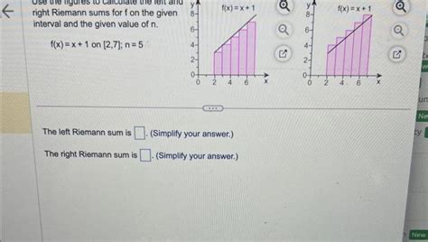 solved right riemann sums for f on the given interval and