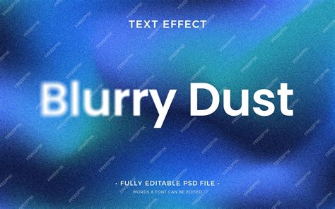 Premium Psd Blur Text Effect
