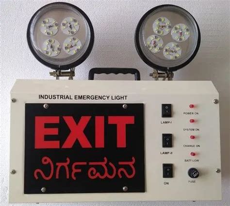 Emergency Exit Lights Manufacturers In India