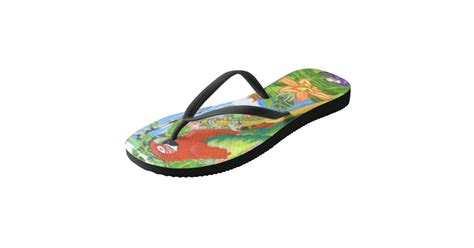 Tropical Paradise Flip Flops Zazzle