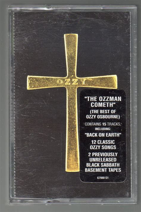 Ozzy Osbourne The Ozzman Cometh Greatest Hits EPIC C CASSETTE TAPE