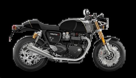 Triumph Thruxton RS Jet Black Silver Triumph Nassau County