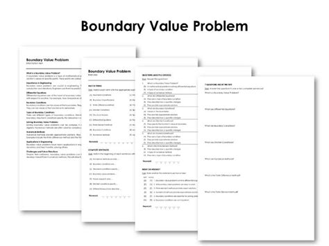 boundary value problem teaching resources