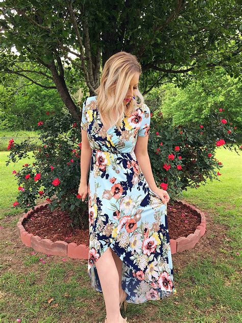 Beautiful Spring Floral Maxi Dress Kindly Unspoken