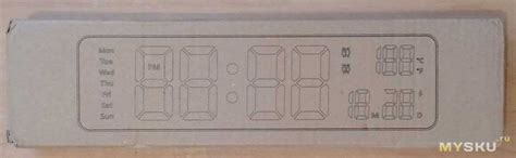 Электронные часы с большими цифрами