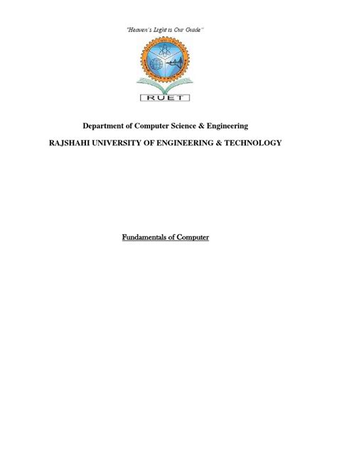 Computer Fundamentals Pdf Computer Data Storage Computer Memory