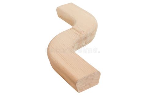 Wooden Object With A Curved Shape Stock Image Image Of Curved Brown 375430293
