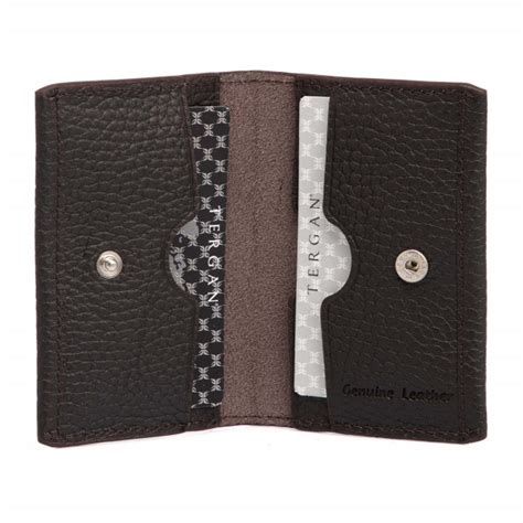 Тъмнокафяв кожен калъф за документи Онлайн магазин Tergan Bg Портфейли чанти и колани от