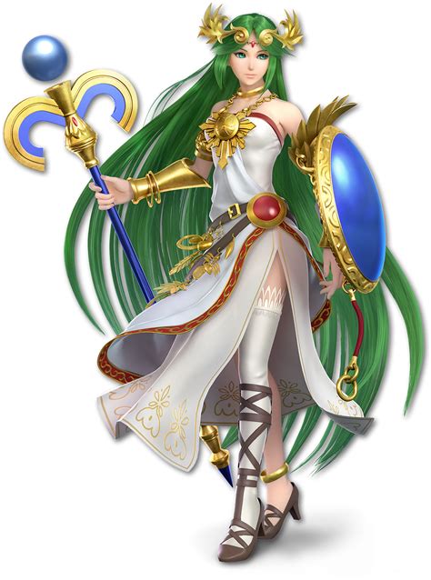 Super Smash Bros Ultimate Palutena Render By Cynicsonic On Deviantart