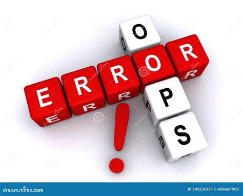 Error Ilustraciones Stock Vectores Y Clipart 64 005 Ilustraciones