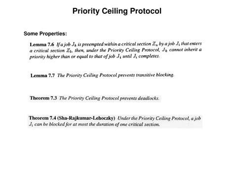 Ppt Chapter 7 Resource Access Protocols Critical Sections Powerpoint Presentation Id249105