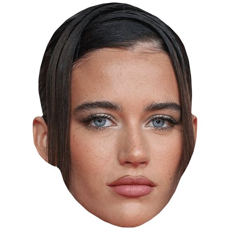 Olivia Neill Brown Hair Maske Aus Karton Celebrity Cutouts