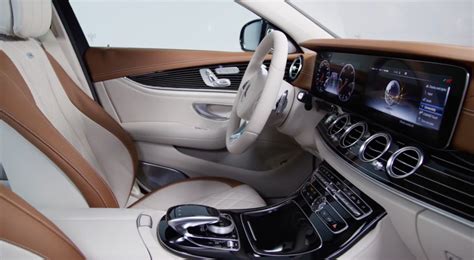 W213 Mercedes Benz E Class Mini S Class Interior Revealed Ahead Of