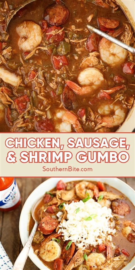 Chicken Sausage And Shrimp Gumbo Southern Bite