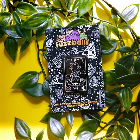 Moon Tarot Card Enamel Pin Fuzzballs