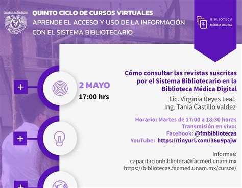 FacultadMedicinaUNAM on Twitter Sabes cómo consultar las revistas de