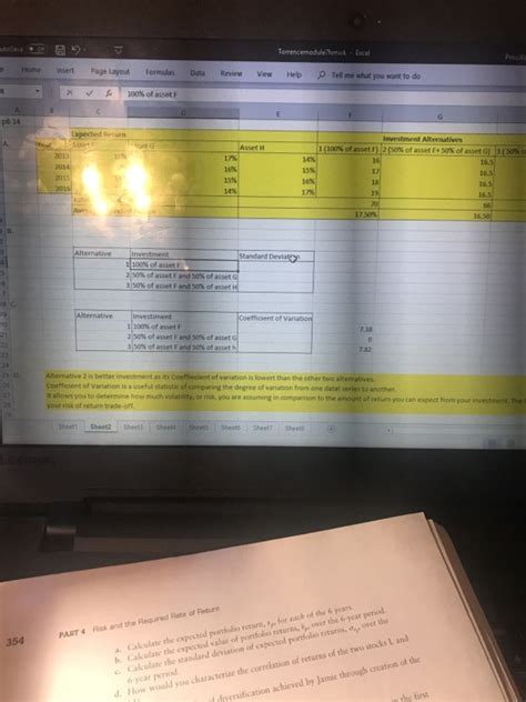 Solved Risk And The Required Rate Of Return ART 4 A Chegg Com