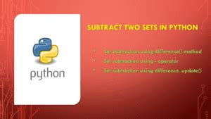 Subtract Two Sets In Python Spark By Examples