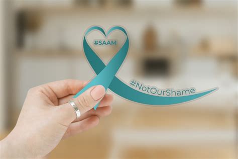 Sexual Assault Awareness Month Sticker I Empowering Message For