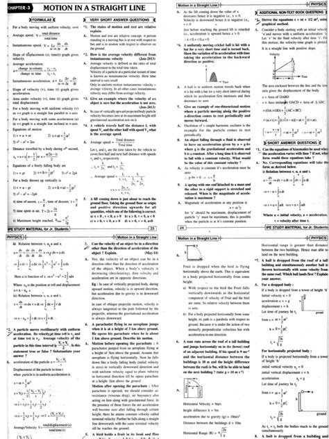Phy Ipe Motion Im St Line Pdf