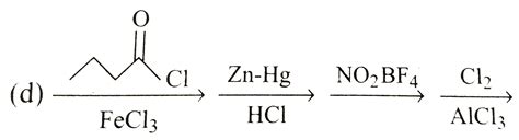 I Oleum Ii Ch3cocl Alcl3 Iii Ch3 2ch Cl 1 Mole Alcl3