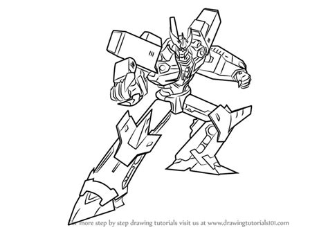 Transformers Prime Megatron Drawing