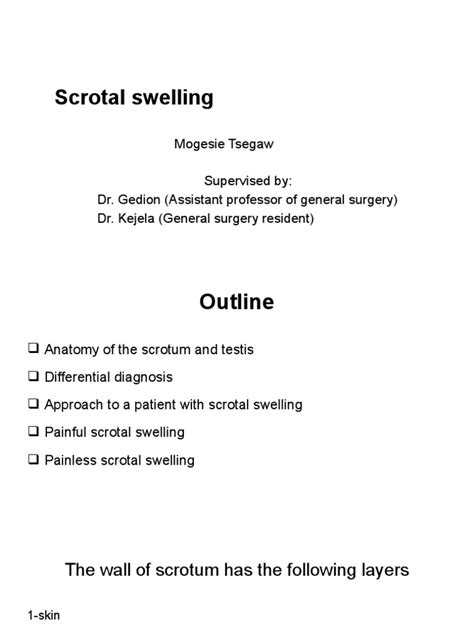 Testicular Swelling Pdf Testicle Clinical Medicine
