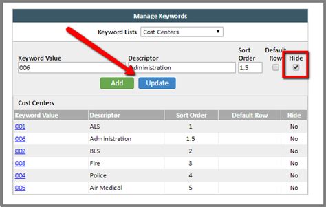 Adding And Editing Cost Centers In Progress Ecore Software Inc