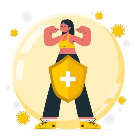 Ilustración Del Concepto Del Sistema Inmune Vector Gratis