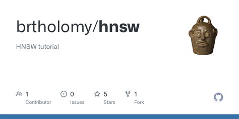 Github Thwh Hnsw Hnsw Tutorial