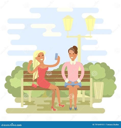 Gossiping People People Spread Rumors Vector Illustration