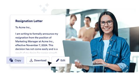 Gerador De Cartas De Demissão Ia Gratuito Jotform