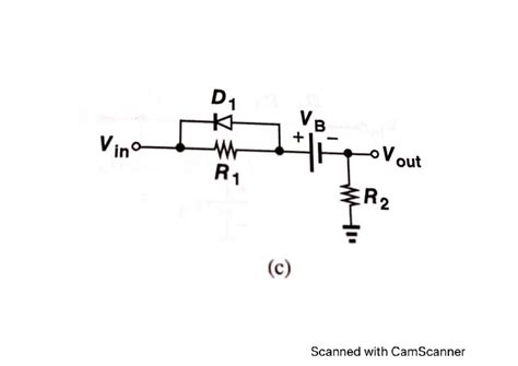Solved Plot The Input Output Characteristic Of The Circuit Chegg