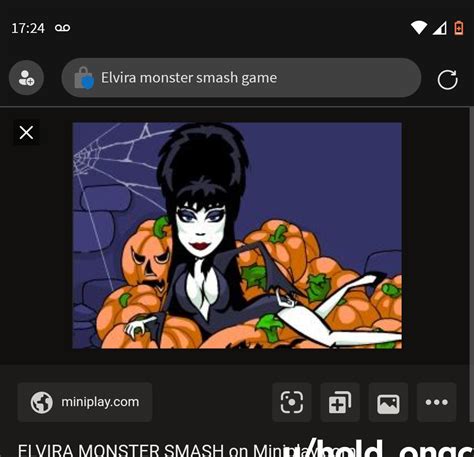 Elviras Monster Smash Throwing Pumpkins Down From A Castle Onto