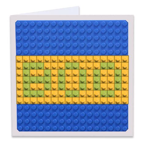Boo Pixel Art Build On Greeting Card Brik