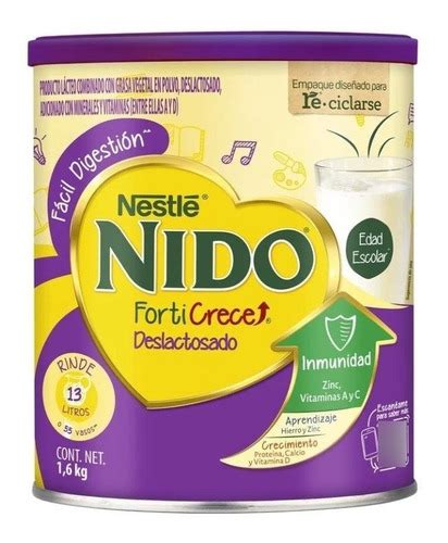 Leche En Polvo Nestle Nido Forticrece Lata De 156kg Mebuscar México