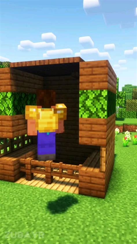 Minecraft How To Build A Small House Tutorial 60 Minecraft Tutorial