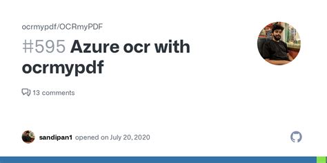 Azure Ocr With Ocrmypdf · Issue 595 · Ocrmypdfocrmypdf · Github