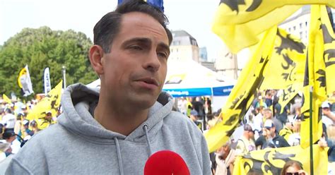 Geen Problemen Bij Vlaams Belang Manifestatie In Brussel