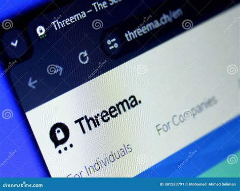 Threema Secure Encrypted Messenger Editorial Photo Image Of Online